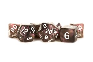 stardust supervolcano 16mm polyhedral dice set