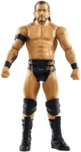 wwe mattel adam cole action figure in 6-inch scale with articulation & ring gear (gtg08)