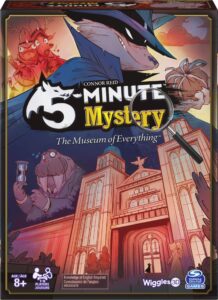 5-minute mystery the museum of everything game, for adults and kids ages 8 and up, by spinmaster