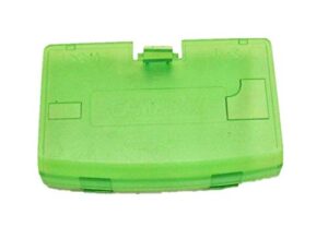 battery back door cover case for game boy advance gba replacement clear green