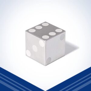 tungsten dice - 1cm each | pack of 2