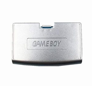 battery back door cover case for game boy advance gba replacement silver