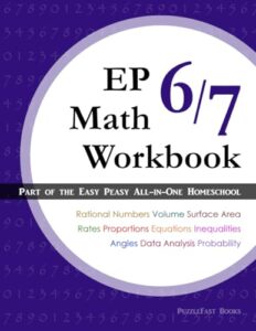 ep math 6/7 workbook: part of the easy peasy all-in-one homeschool