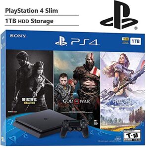 2020 snowbell playstation 4 (ps4 slim) console holiday bundle -included game