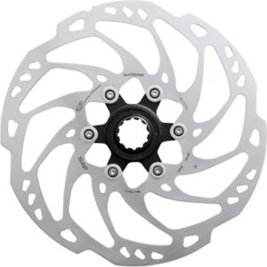 shimano slx sm-rt70 rotor - centerlock black/silver, 140mm