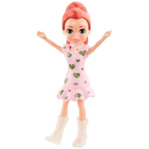 polly pocket doll with trendy outfit 2018 edition measures approx. 3.5" tall (1 doll)