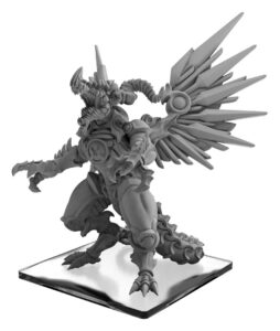 monsterpocalypse: draken armada rastaban monster (resin and white metal)