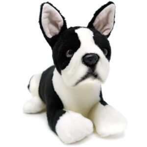 tigerhart baxter the boston terrier - 12 inch stuffed animal plush dog