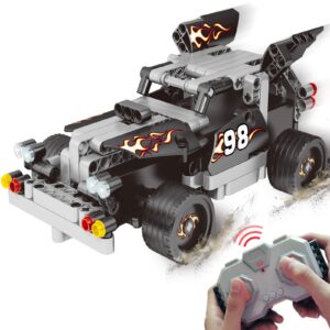 biranco. stem building toys for kids 8,9-14 year old - remote control racer kit, popular girls and boys engineering toy for creative play, top rc car building sets for children age 6-12