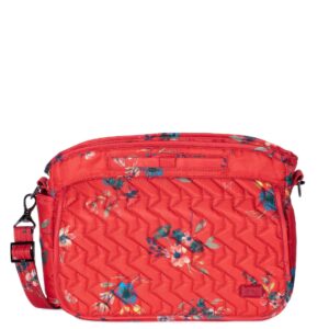 lug wings se cross body bag, bouquet red