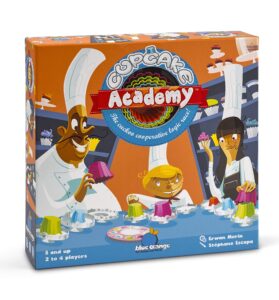 blue orange games cupcake academy board game- new cooperative board game for 2 to 4 players. recommended ages 8 & up