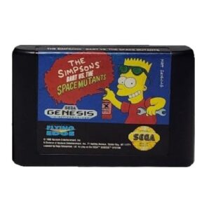 simpsons: bart vs. the space mutants - sega genesis (renewed)