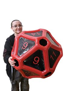 black bazaar large d20 dice inflatable extra large giant gaming dnd tabletop rpg roleplaying dungeons and dragons