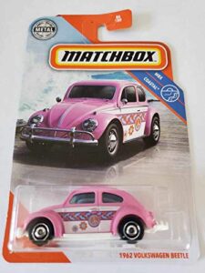 matchbox 2020 mbx coastal 1962 volkswagen beetle, pink 86/100