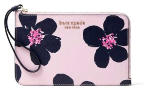 kate spade new york kate spade cameron gran floral wristlet clutch bag - pink multi, small