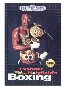 evander holyfield's real deal boxing - sega genesis (renewed)