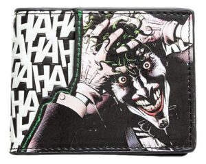 joker character bi-fold wallet