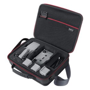 smatree 9.7l hard carrying case compatible with dji air 2s / dji mavic air 2 fly more combo, fit for remote controller and other accessories