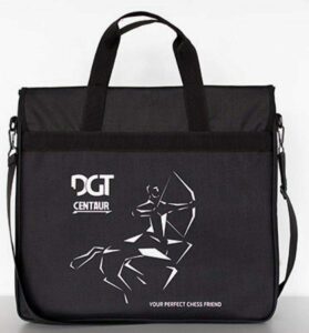 dgt centaur travel bag - chess carrying bag suitable for 40 cm (16") chess boards size