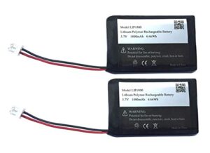 acctn 3.7v 1800mah replacement battery for sony dualshock 4 cuh-zct1u cuh-zct1e ps4 controller battery upgrade - 2 pack