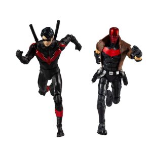 mcfarlane toys dc multiverse red hood and nightwing 7" action figure multipack