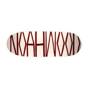 noahwood fingerboards 8.0 deck 100mm x 33mm (white-red) deck