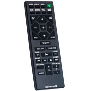 new rmt-am330u remote fit for sony home audio system mhc-m20 mhc-v21 mhc-v71 mhc-v90w mhc-v50 mhc-v77w shake-x10 shake-x30 hcd-m20 ss-m20 sa-v90w ss-v90w hcd-shake10 ss-shake10 hcd-shake30 ss-shake30