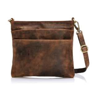 creative leather art women's 11" inch leather purse | buffalo leather purse | leather purse | leather cross-body bag | leather tote bag | leather handbag