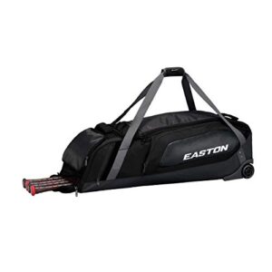 easton matrix bat and equipment wheeled bag, black