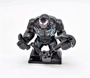 prodigy toys venom action figure with devastating weapon (featuring eddie brock's transformation to venom, with interchangeable heads)