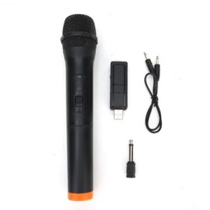 wireless bluetooth karaoke microphone abs plastic professional universal handheld vhf microphone usb reception mic