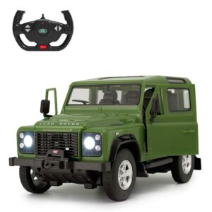 rastar land rover defender rc car, 1/14 land rover remote control toy model car, gifts for dad