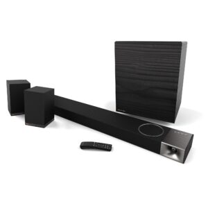 klipsch cinema 1200 5.1.4 dolby atmos sound bar and surround sound system