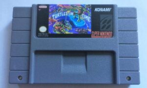 teenage mutant ninja turtles iv: turtles in time - (super nintendo, snes) reproduction cartridge