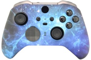 elite series 2 custom controller for xbox one, xbox series x, and xbox series s (green & blue fade)