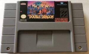 super double dragon (super nintendo, snes) reproduction video game cartridge