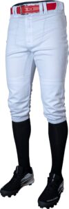 easton | rival+ knicker baseball pant | white | youth | xlarge