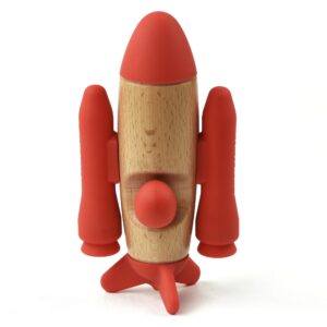 swoodz wooden toy vehicles, take apart rocket, assembly wooden toys, wooden rocket, stem learning gifts for 3 4 5 6 year olds, kids, toddlers, boys, girls, children