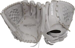 easton | professional collection fastpitch softball glove | 12" | split woven web | right hand throw