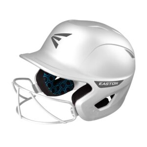 easton | ghost softball batting helmet | matte white | medium/large