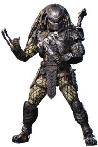 hiya toys alien vs. predator: scar predator 1:18 scale action figure, multicolor