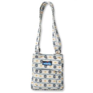 kavu mini keeper bag with hip crossbody adjustable purse strap - tranquil motif