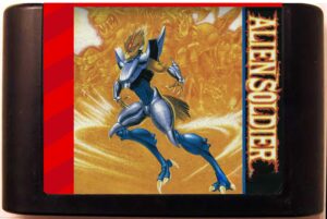 alien soldier (sega genesis / megadrive) - reproduction cartridge