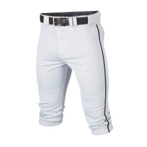 easton | rival+ knicker piped baseball pant | white/black | adult | medium