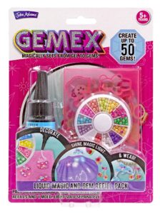 john adams | gemex refill set: magically sets from gel to gems! | arts & crafts | ages 5+