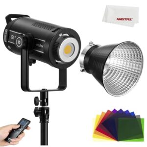 godox sl150iii sl150wiii 160w 5600k daylight balanced led video light, with strong power mode,silent mode, fx effects for newborn photography,portrait,interview lighting, video filming.