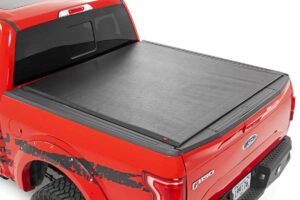 rough country soft roll-up bed cover for 15-22 ford f-150 | 5'5" - 48220550