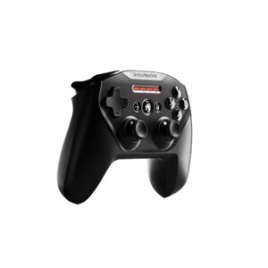 steelseries nimbus+ bluetooth mobile gaming controller with iphone mount - 50+ hour battery life - made for ios, ipados, tvos (renewed)