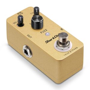 sharkchili fuzz single effect true bypass for electric guitar overdrive (without power supply)