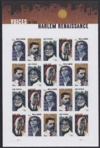 harlem renaissance sheet of 20 forever postage stamps scott 5474a